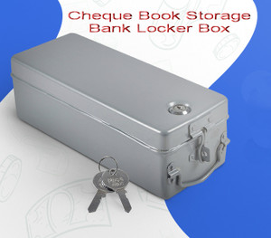 JAYCO Cheque Book Storage Locker Box - 12" Long Cash Box Price in India ...