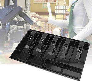 RVKA Cash Register Drawer Insert Tray with 5 Bill/4 Coin Compartments ...