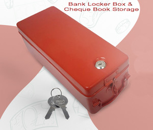 JAYCO Metal Box for Cheque Storage / Cash Box Bank Locker Cash Box ...