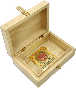 Plus Value Auspicious Sriparni Wooden Wealth Money Vastu Cash Box Vastu ...