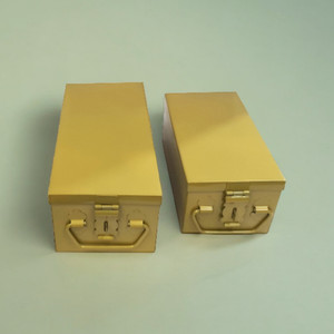 JAYCO Stainless Steel Cash Boxes - Set of 2 pieces - 8", 10" Long ...