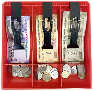 Vidisa 6 Slot Cash Tray Plastic Cash Box Price in India - Buy Vidisa 6 ...