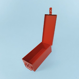 JAYCO Stainless Steel Tool Storage Box - 12" x 5" x 4" - Red Color 12 ...