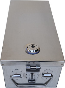 Crevita Stainless Steel Locker Boxes,Jewellery Boxes, Check book Box 8 ...