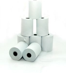 Supermax 1 Ply Plain Paper Rolls 75mm (Width) x 55Outer Dia. Pack of 10 ...