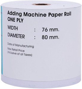 globe Thermal Paper Roll used for Billing adding machines (76mm X 80mm ...