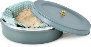 livingwithelan MULTIPURPOSE BOX ROTI BOX | MOSS GREEN STAINLESS STEEL ...