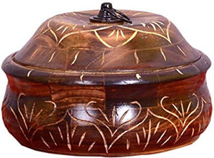 UNICAn Wooden Casserole | Chapati Box for Home & Kitchen Serve ...