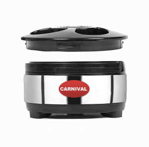 CARNIVAL Stainless Steel Casserole/Roti Pot/Hot Pot With Plastic Lid ...