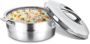 MILTON Empress 1500 Stainless Steel Casserole, 1500 ml, Silver, Double ...