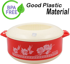 VM BOND Good Plastic Unbreakable Hot Pot Roti Box Cook and (1500 ml ...