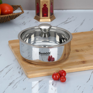 Sumeet Stainless Steel DoubleWall Insulated Hot Roti Pot Casserole with ...