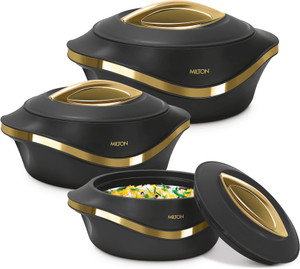 MILTON Pearl Inner Stainless Steel Jr. Set of 3 (455 ml, 860 ml, 1270 ...