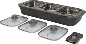 Jaypee Plus Electric Food Chefing Dish E Warmer Buffet Server 3 in 1 ...