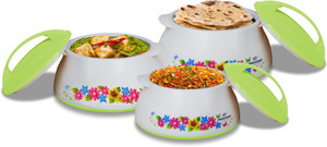 PRINCEWARE Galaxy Casserole Pack of 3 Thermoware Casserole Set Price in ...