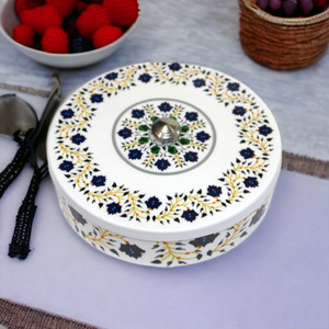 KUVI KUVI Casserole Rangoli Box Dabba for Keeping Chapati | Chapati ...