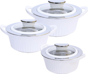 JAYPEE Olivia Set Pack of 3 Thermoware Casserole Set Price in India ...