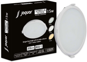 Jaquar Lighting 15W Strella Tri Color Recessed Downlight,440V(3 CCT ...