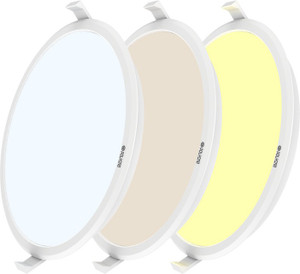 Polycab 8W Scintillate 3-in-1 Color Changing LED Panel Light Pack of 4 ...