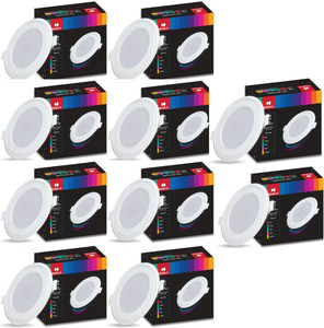 HAVELLS Luna 6W Downlight 6500K High Voltage Protection Upto 4KV Pack ...