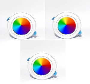 Nightstar 9W 7 in 1 LED Conceal Down Light Ceiling Light Color Changing ...