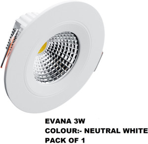 Nortek Evana 3W Deep Junction Box Led with in-Built Driver led Conceal ...