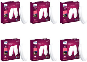 PHILIPS Full Glow 12-watt Round LED Surface Downlighter,Warm White ...