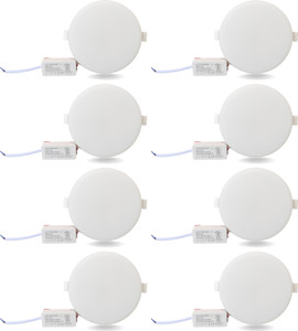 D'Mak D'Mak 18w Borderless Panel for POP/False Ceiling Round Pack of 8 ...
