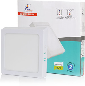 D'Mak 22 Watt Square LED Surface Mounted Panel Light, Cool White ...