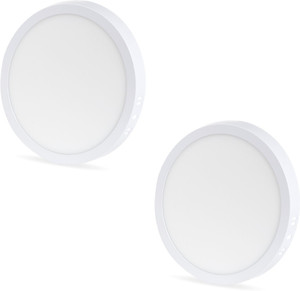 D'Mak 15 Watt LED Warm-White Round Surface Panel Lights (Pack of 2 ...