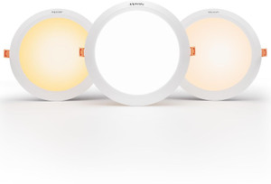 MURPHY Vega 15W Round Led Panel Ceiling 3-In-1 Light -Cool/Warm/Natural ...