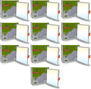 D'Mak D’Mak 15 Watt Square PC LED Conceal Panel Ceiling Light Ceiling ...