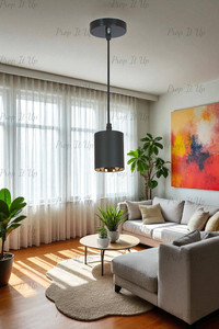 Prop It Up Modern compact pendant lamp for home and office with inbuilt ...