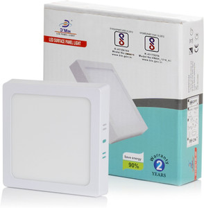 D'Mak 15 Watt Square LED Surface Mounted Panel Light, Cool White ...
