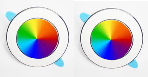 Nightstar 9 Watt 3 Colour in 1 Multicolor Pack of 2 Led Conceal Light ...