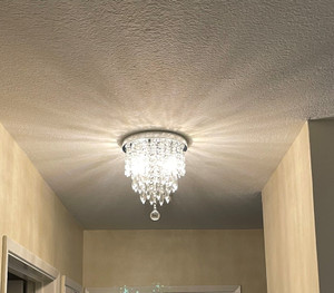 LightWave Modern 20cm Crystal Chandelier LED Glass Ceiling Light ...