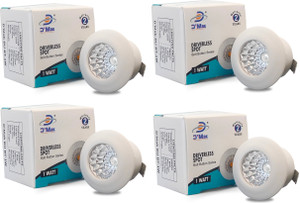 D'Mak D’Mak™ 1 Watt LED COB/Spot Light/Button Light (Blue) Round Driver ...