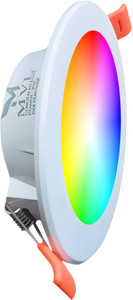 M.v.l lights 10-Watts Maxa 7-in-1 Multicolour Led Conceal Down Light ...