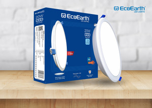 ECOEARTH Duo |20W| Led Slim Downlight Light |Cool White| Round | Pack ...