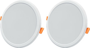 ASTER LITE 8W Warm White (3000K) Slim Round LED Panel/Recessed Ceiling ...