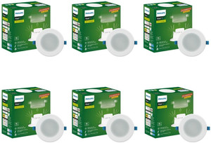 PHILIPS Starfit 10 watt Concealed JB LED downlighter (Warm White, Pack ...
