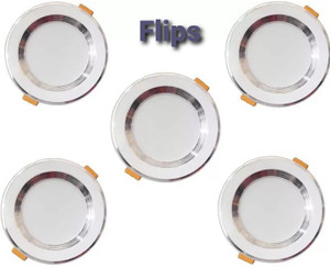 FLIPS FLIPSLIGHT 5-watt LED Ceiling Down Light (white) Pack of 5 ...