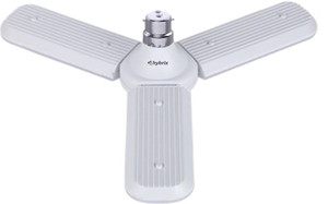 Hybrix Portable Fan Type LED Light, 3 Leaves (36 WATT) , 12" Cool White ...