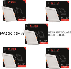 Nortek Nexia 12W Square Led Panel Light Aluminium DieCast Ultra Slim ...