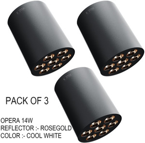 Nortek Opera 14W Cylindrical Surface Mounted RoseGold Reflector Cool ...