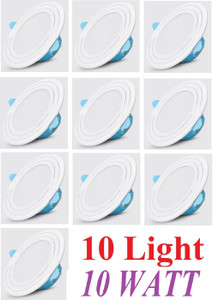 Brightstar 10WATT Pack of 10 White Colour Conceal Light Downlight ...