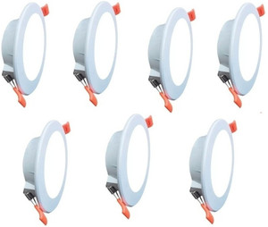 Cosas EXCEL 07-Watts Round Led Panel Conceal Down Light White (PACK 7 ...