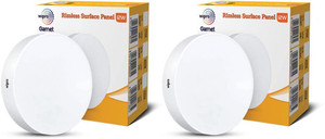 Wipro Garnet 12W Rimless Round LED Surface Panel|Neutral White| Pack of ...
