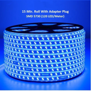 Hybrix LED Ceiling Cove Rope Light (15 Mtr.) Double Row (120 LED/Mtr ...