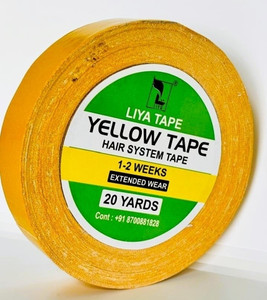 Flipkart.com | liya Double Sided Yellow Hair Patch Tape |Hair System ...